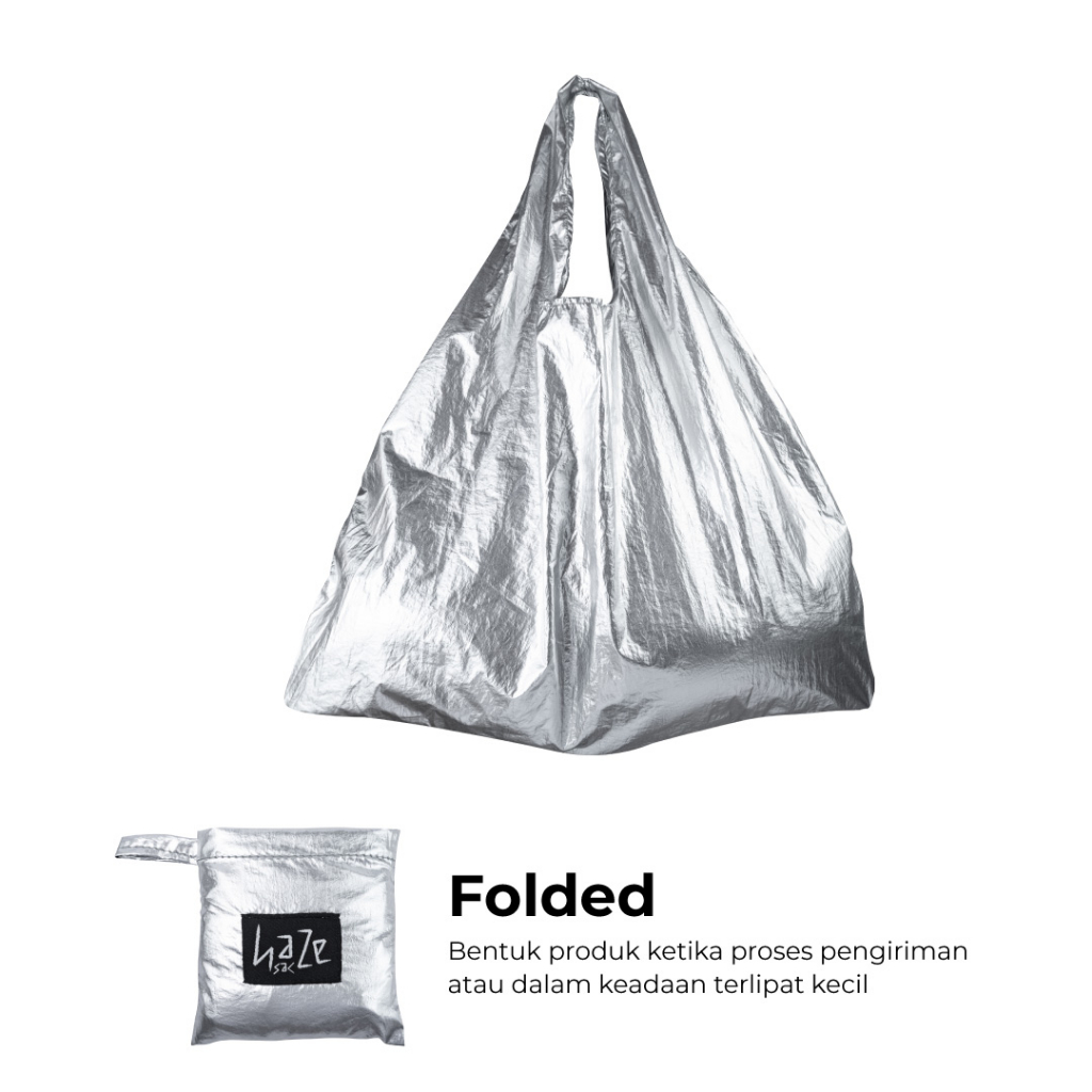 Jual Tas Travel Nylon Tas Belanja Trendy Foldable Compact Nilon Bisa ...