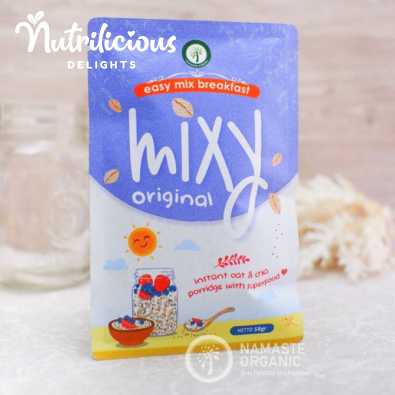 Jual Original Mixy Instant Oat and Chia Porridge Namaste Organic 58 ...