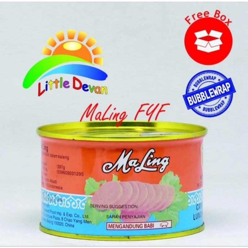 Jual Maling FYF Ham Daging babi / luncheon pork non halal 397gr ...