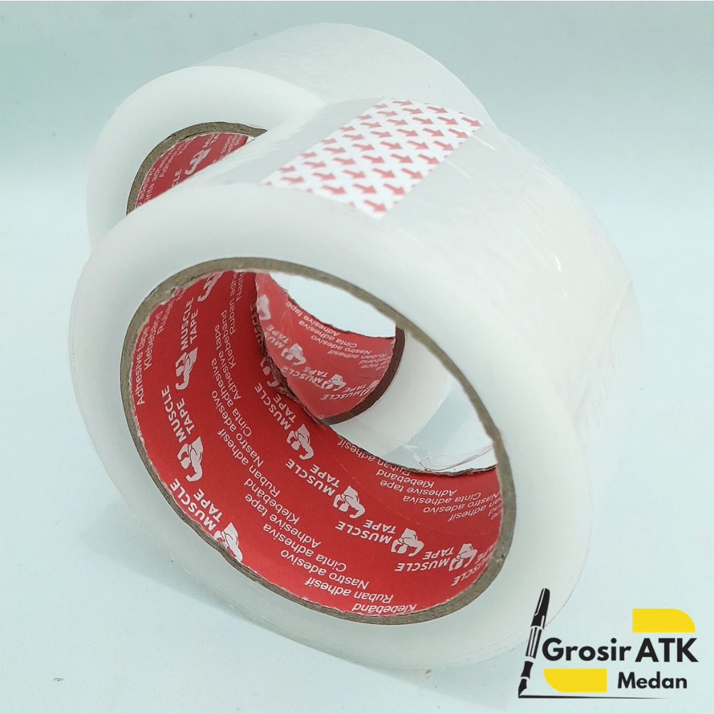 Jual Lakban Bening Tebal 90 Yard/Solatip Bening/Perekat/Alat Packing ...