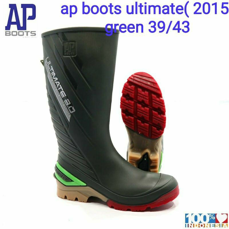 Jual [BISA COD] sepatu Apboots ultimate 2015 green 39-43 | Shopee Indonesia