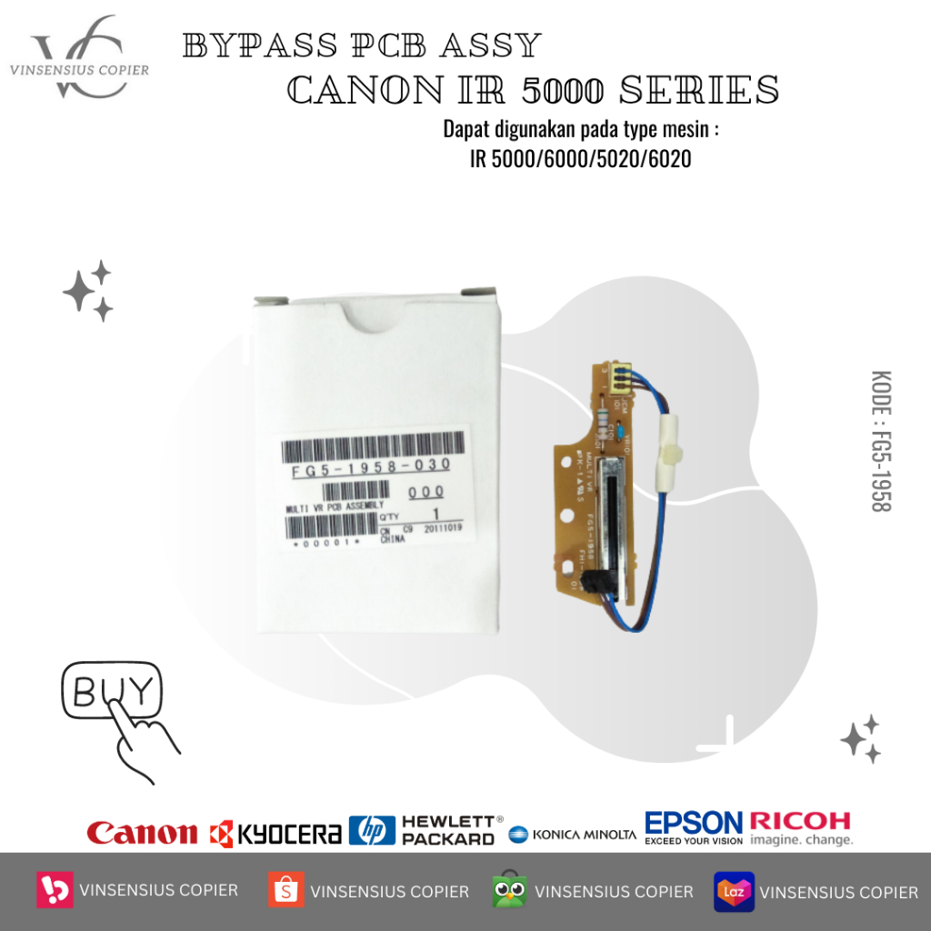 Jual PCB CASSETTE CANON IR 5000/6000 SERIES | Shopee Indonesia