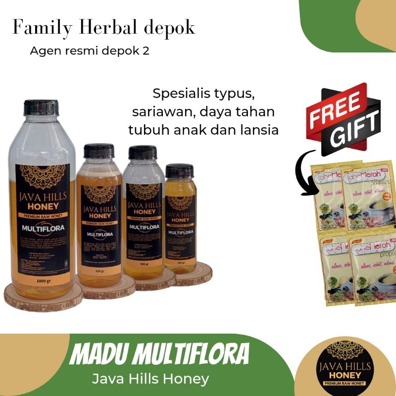 Jual Java Hills Honey Multiflora Madu Murni | Shopee Indonesia