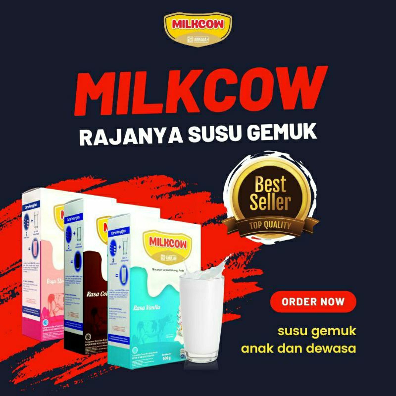 Jual 500gram Milkcow Susu Gemuk dengan Susu sapi Asli The best Produk ...