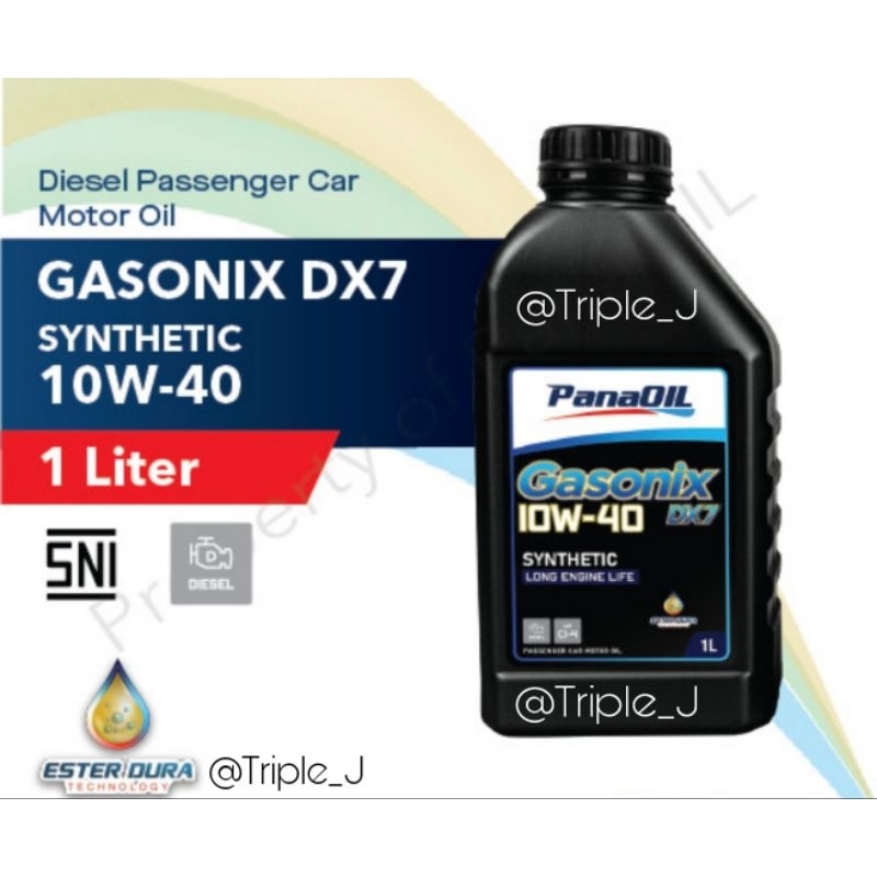 Jual PanaOil Gasonix DX7 10W-40 Synthetic 1Liter | Shopee Indonesia