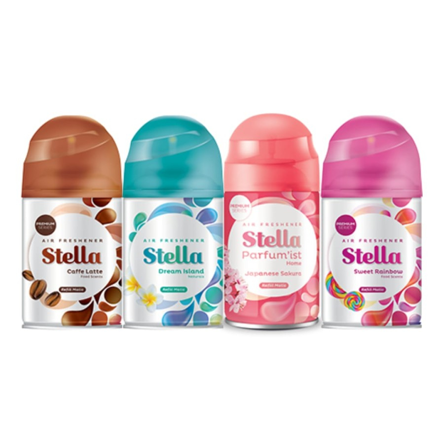 Jual Stella Refill Matic pengharum ruangan yg Premium 1 kaleng wangi ...