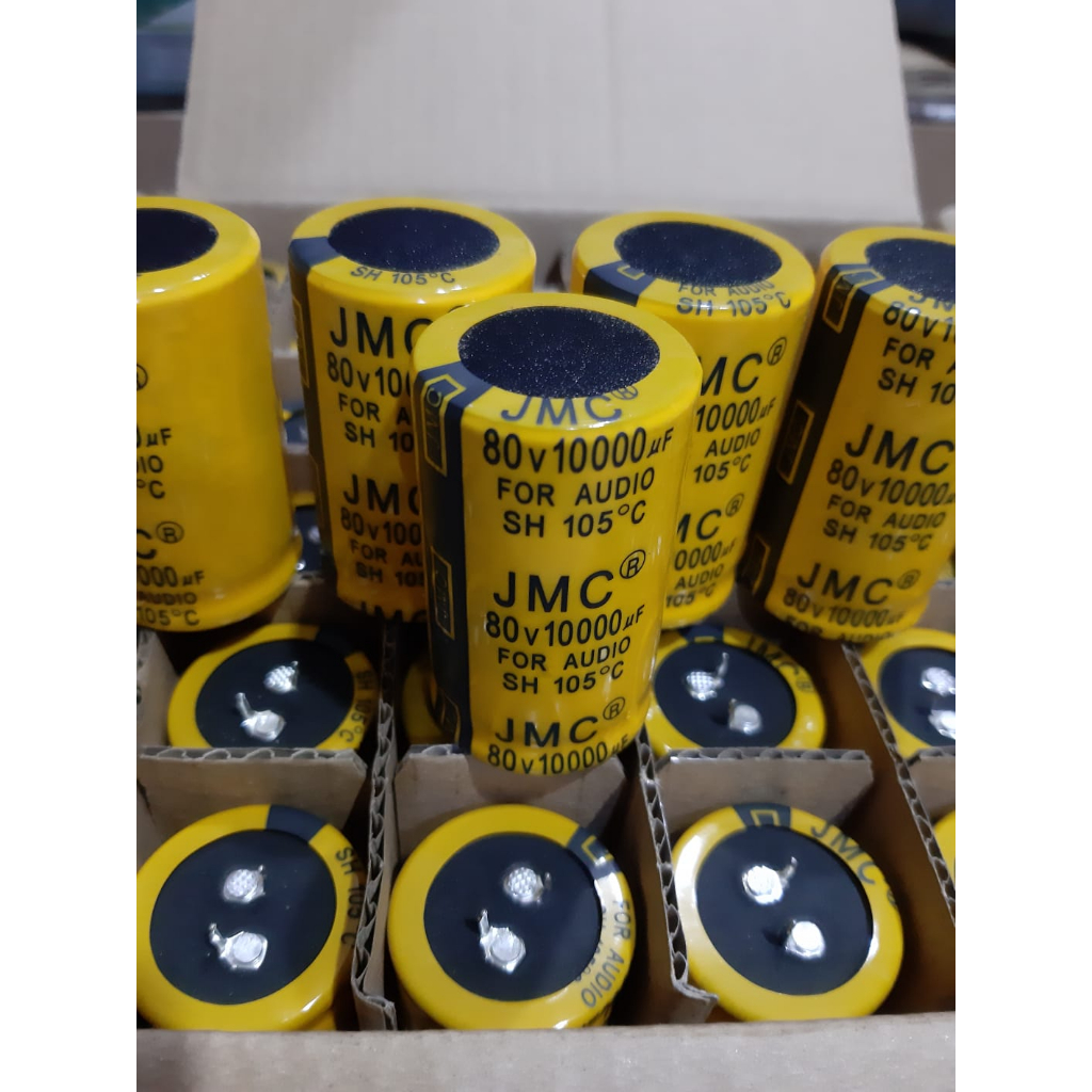 Jual Elco Kapasitor Audio Bombardir Class 10000uF 80V JMC Electrolytic ...