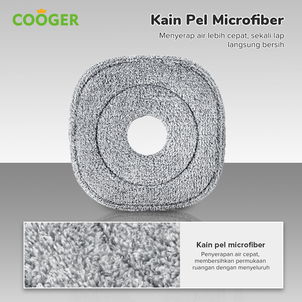Jual COOGER Refill Alat Pel Lantai Bucket Spin Mop Automatic Single ... Jual COOGER Refill Alat Pel Lantai Bucket Spin Mop Automatic Single ...