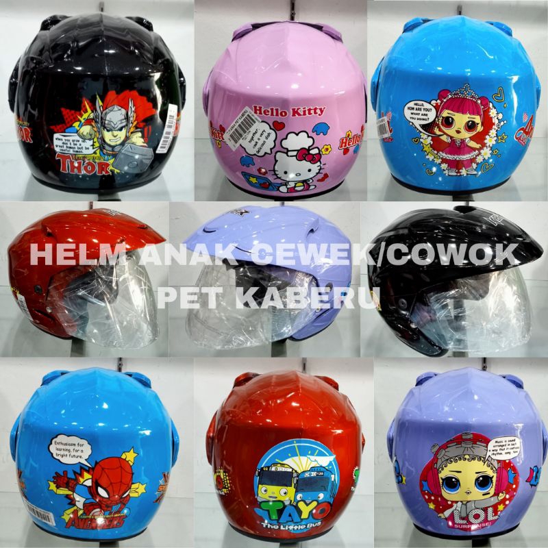 Jual pelindung kepala anak kartun helm anak sni helm khusus anak helm ...