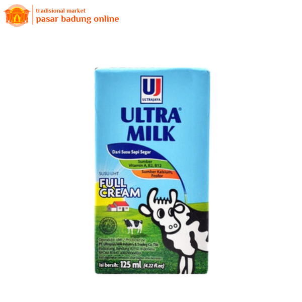 Jual Ultra Milk Full Cream 125ml 1 Dus 40pcs | Shopee Indonesia