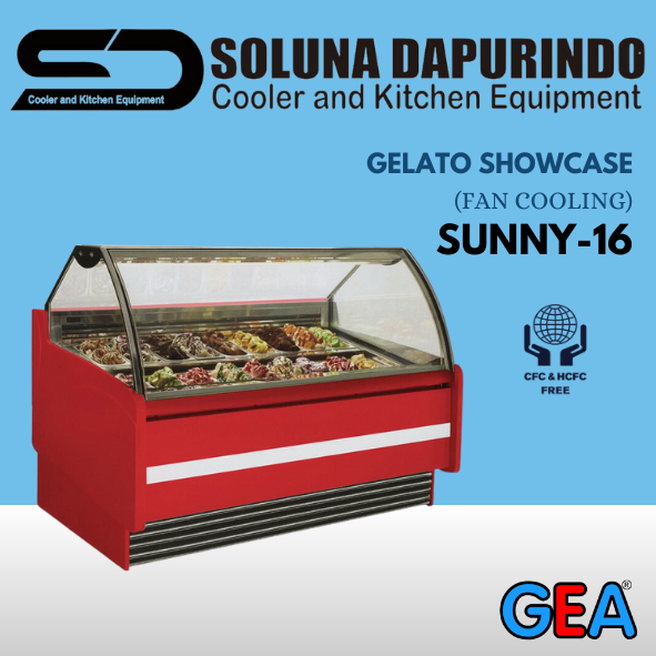 Jual GEA GELATO SHOWCASE fan cooling SUNNY-16 / SUNNY16 / TEMPAT ES KRIM | Shopee Indonesia