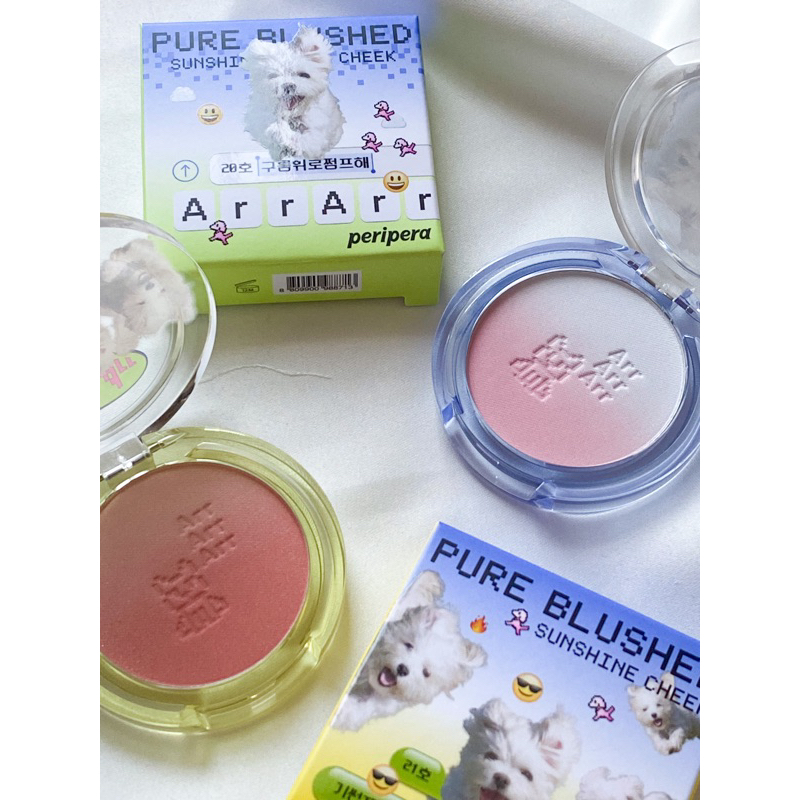 Jual (READY STOCK) Peripera x Maltese Clear Sunshine Blush | Shopee ...