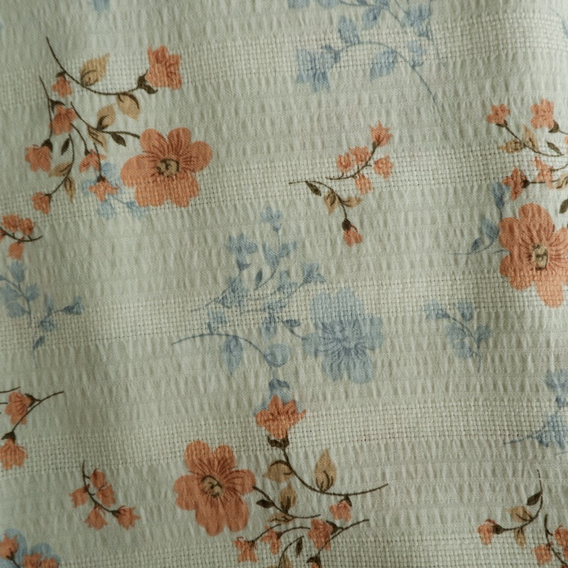 Jual Kain Crinkle Corak Premium/ Bahan Crinkle Corak Flower Premium ...