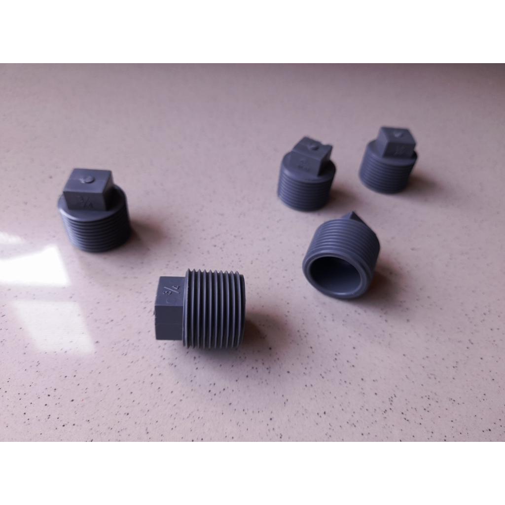 Jual Plug Dop Drat Luar Sumbat 3/4 inch Tutup Keran Kran Drain | Shopee ...