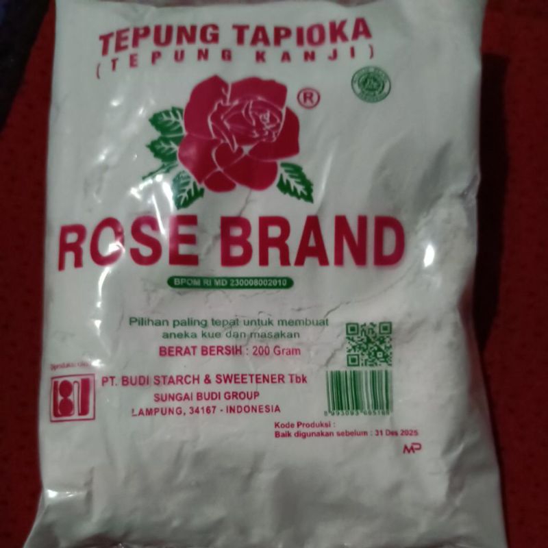 Jual Tepung Tapioka Rose brand 200 gram | Shopee Indonesia