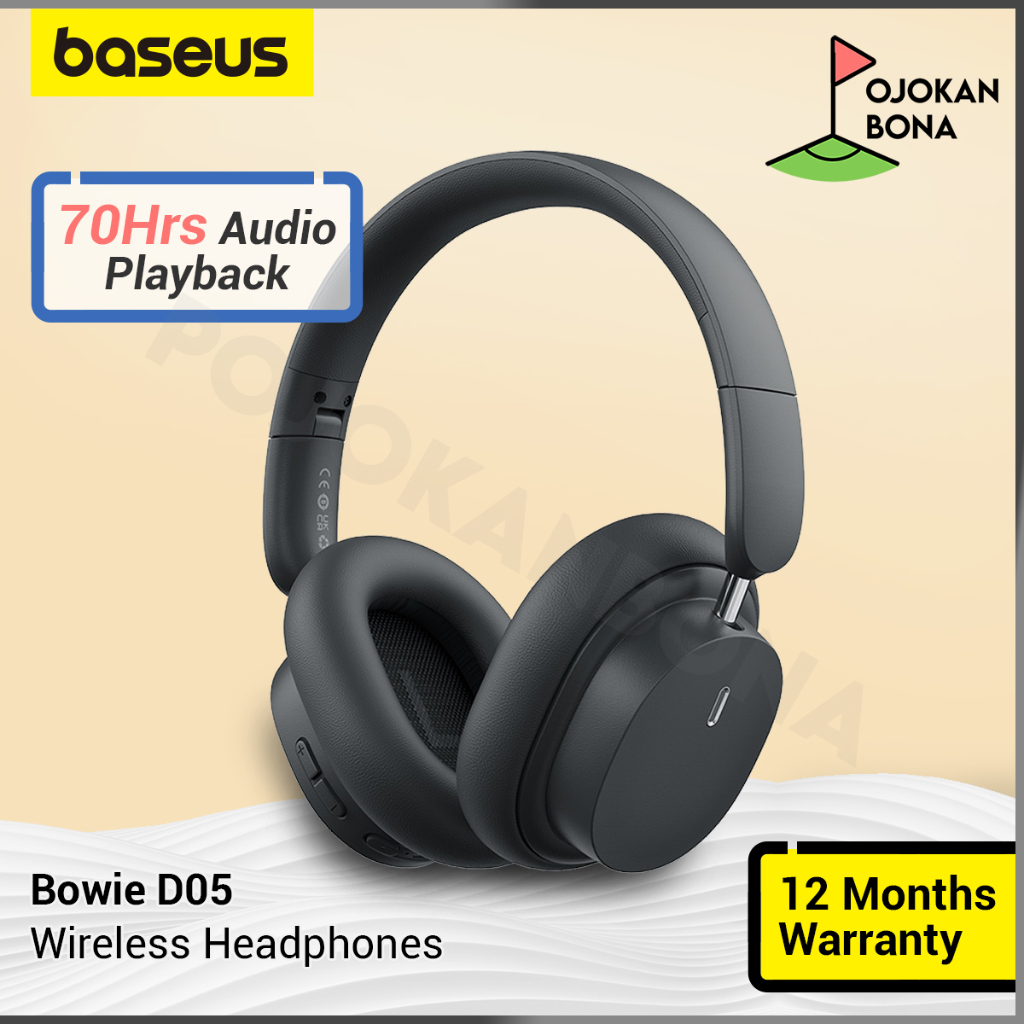 Jual Baseus Wireless Headphone Bluetooth Bowie D05 Wired Bass Foldable ...