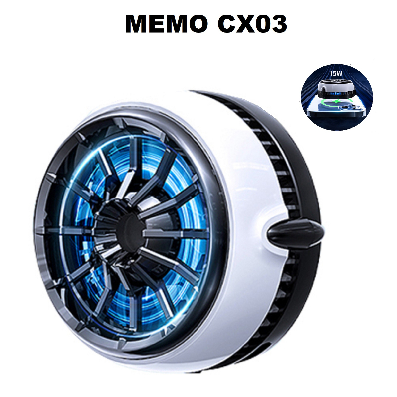 Jual Original Memo CX03 Magnetic Phone Cooler Wireless Charger Pendingin Hp Magnet Pengisi Daya ...