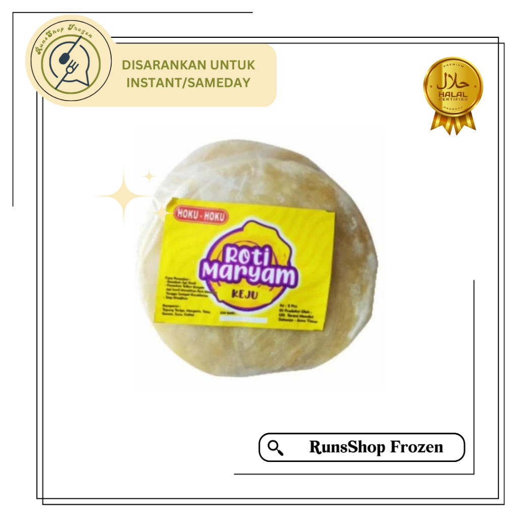 Jual HALAL Hoku Hoku Roti Maryam Original, Keju 350gr | Shopee Indonesia