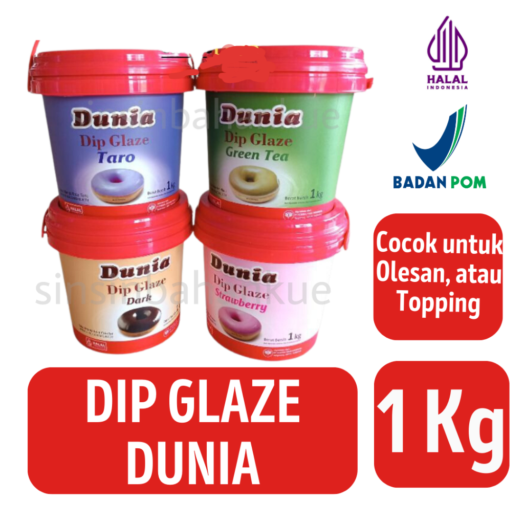 Jual Dunia Glaze Economi All Varian [1 Kg] | Shopee Indonesia