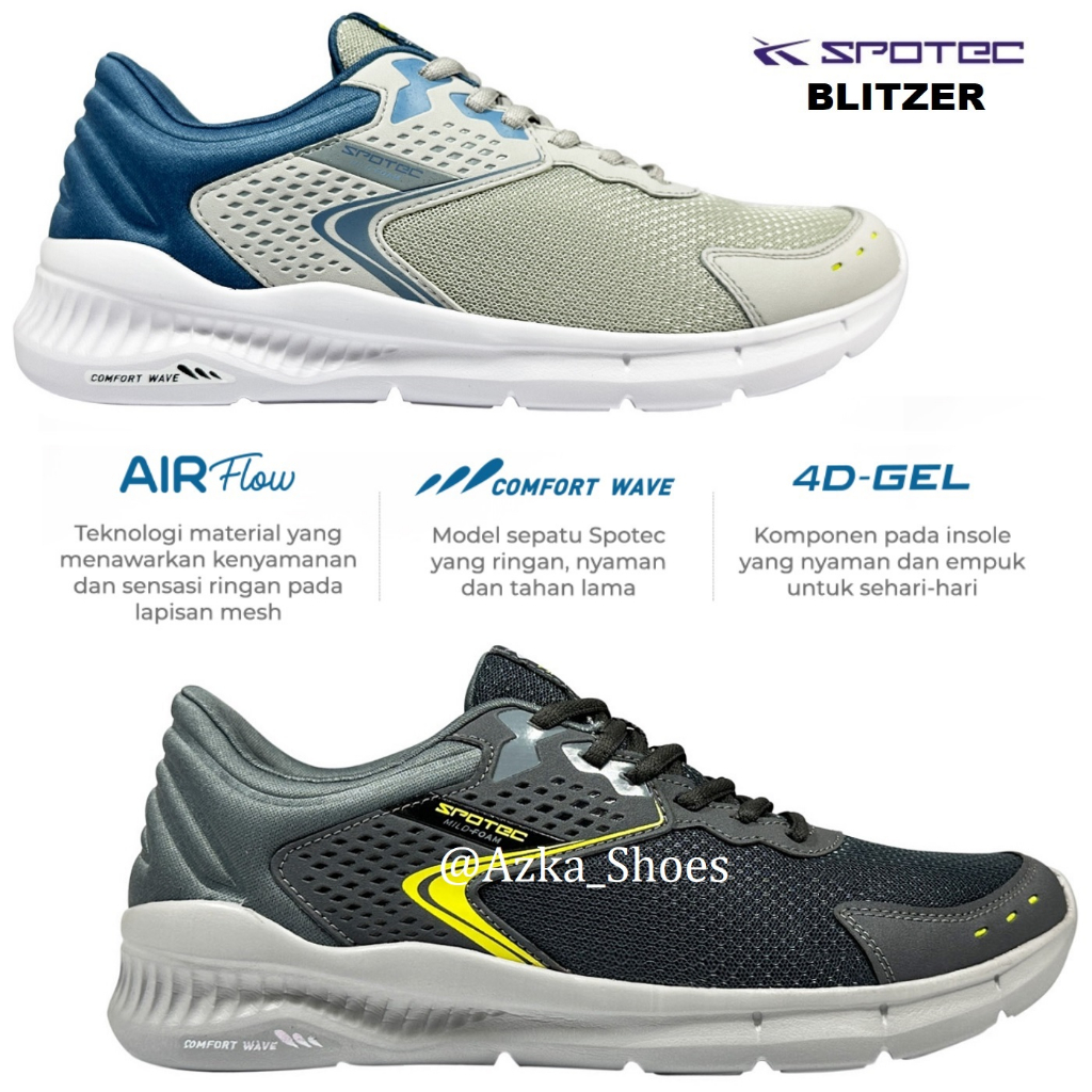 Jual SPOTEC BLITZER | Sepatu Running | Sepatu Lari | Sepatu Original ...