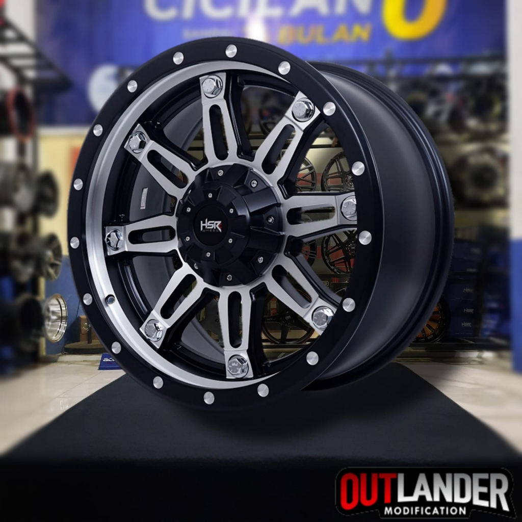 Jual Pelek Mobil Offroad R20 Fortuner Velg HSR Type Dakkar Ring 20 For ...