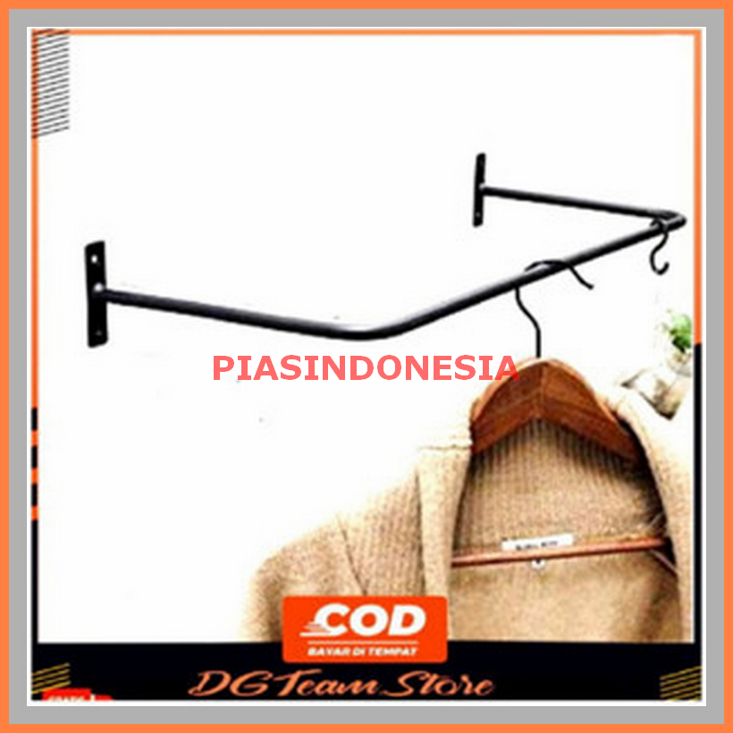Jual Gantungan Baju Dinding Tempel Castok Gantungan Baju Besi Dinding ...