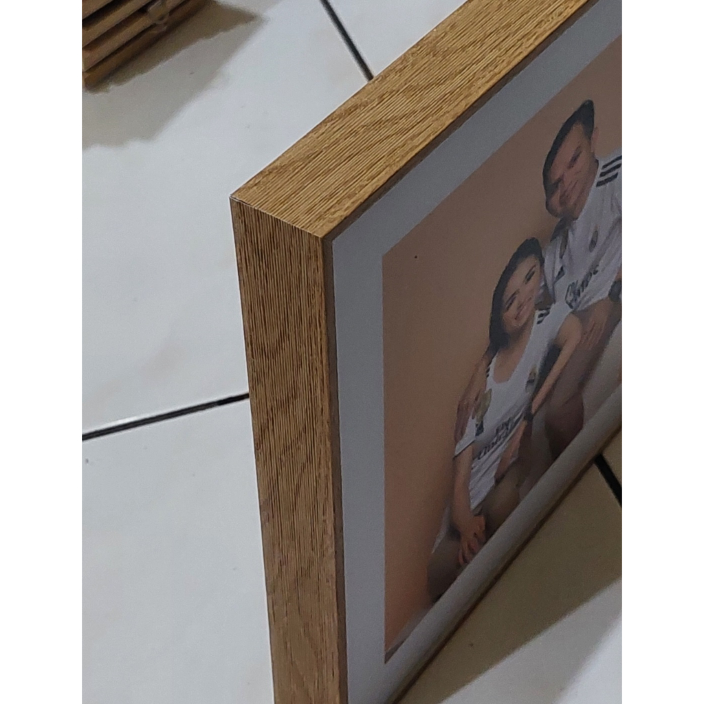 Jual custom cetak foto + frame block paketan 6pcs ukuran 20x20 cm ...