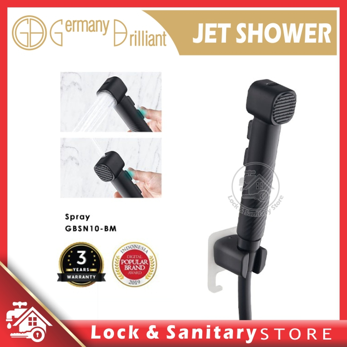 Jual Jet Shower Germany Brilliant GBSN10BM Black Toilet Shower Jet ...