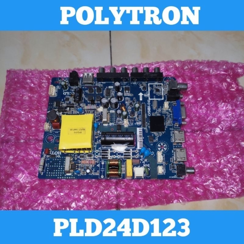 Jual MB MAINBOARD TV LED POLYTRON PLD24D123E PLD24D123 24D123 24D123E ...