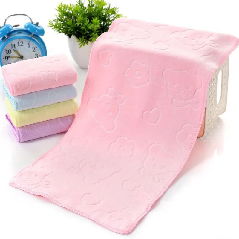 Jual HANDUK MUKA 30 X 60 CM / HANDUK MANDI MINI BAYI ANAK MICROFIBER ...