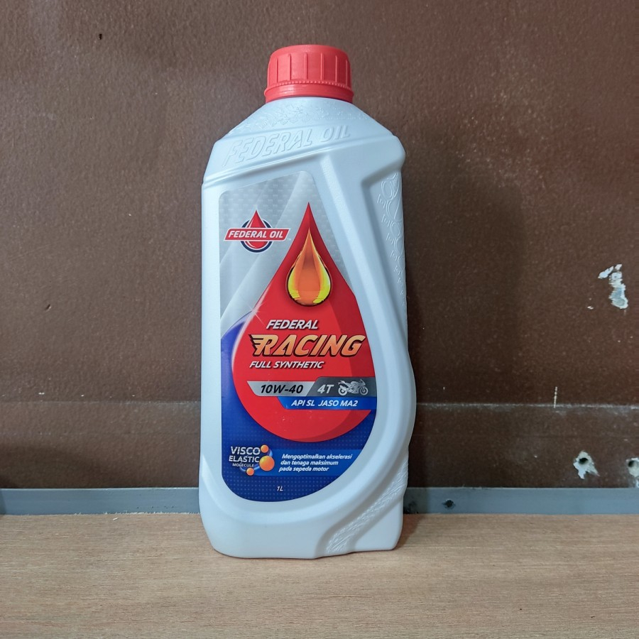 Jual Federal Racing Full Synthetic 4T 10w40 1 Liter | Shopee Indonesia