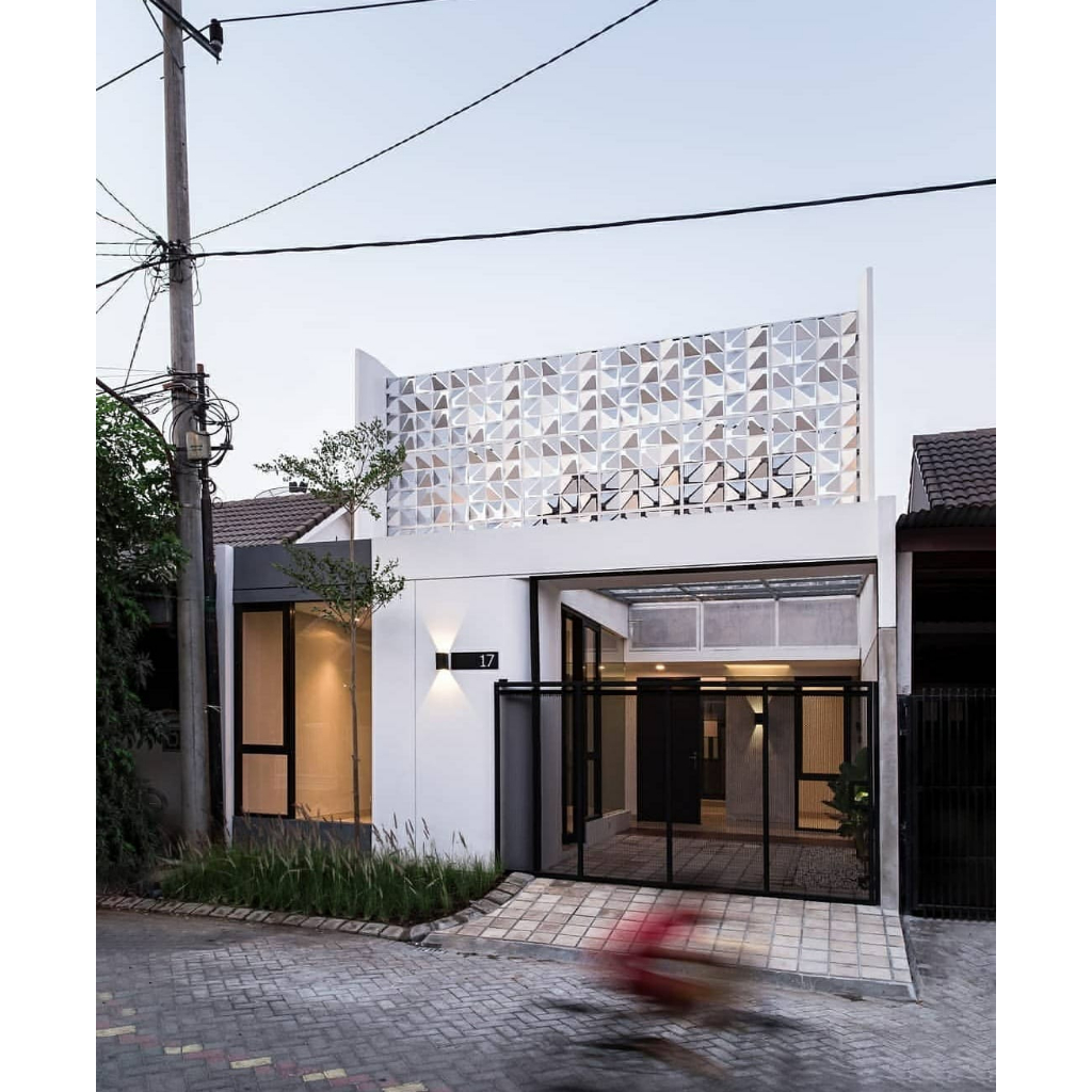 Jual Pagar plat perforated plat lubang diameter 3mm | Shopee Indonesia