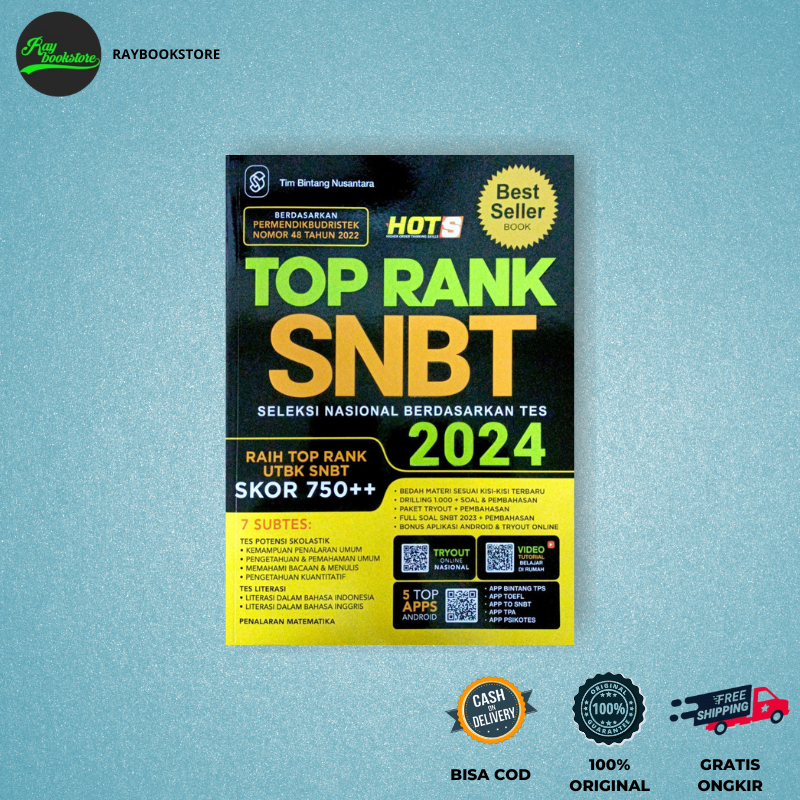 Jual Buku Top Rank Snbt 2024 - Tim Bintang Nusantara - Mega Cerdas ...