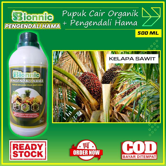 Jual (Bionnic) Pupuk Organik Cair Plus Anti Hama - Pupuk Organik Kelapa Sawit - Pupuk Cair ...