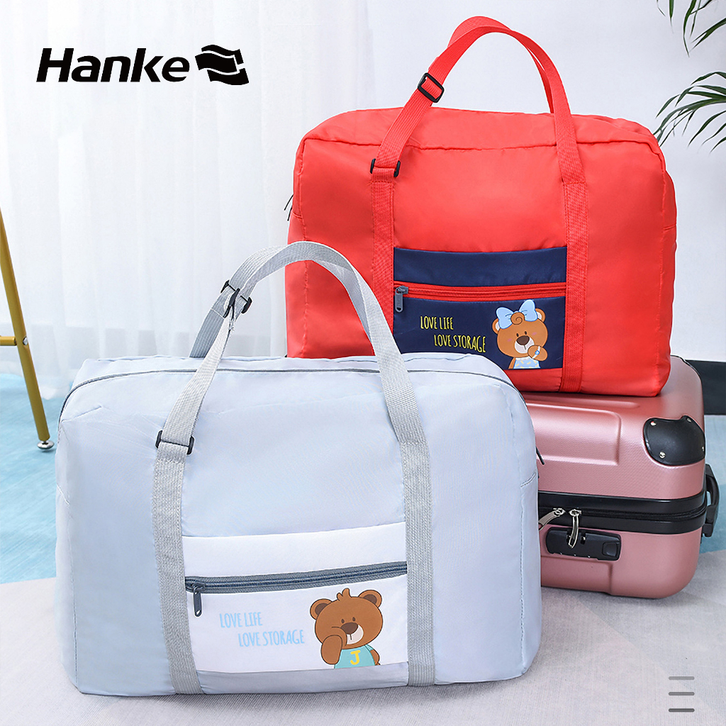 Jual Hanke Tas Travel Lipat Hanke Luggage Bag Anti Air Waterproof Fold ...