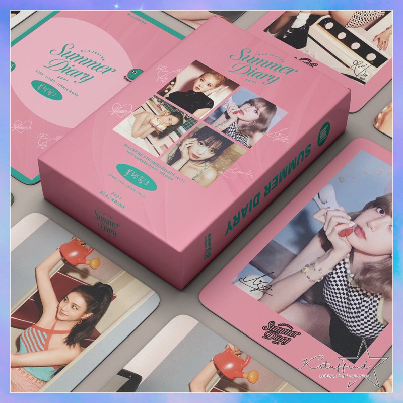 Jual LOMO CARD BLACKPINK SUMMER DIARY 2021 FREEBIES KPOP KOREA BLACK ...