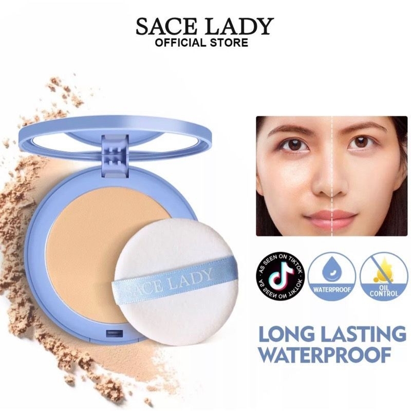 Jual SACE LADY Oil Control Face Powder Matte Waterproof Flawless ...