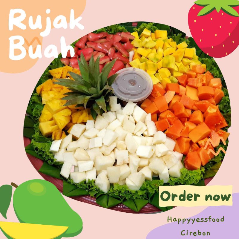 Jual Tampah Rujak/Rujak Buah Segar Bumbu Kacang 10 porsi | Shopee Indonesia