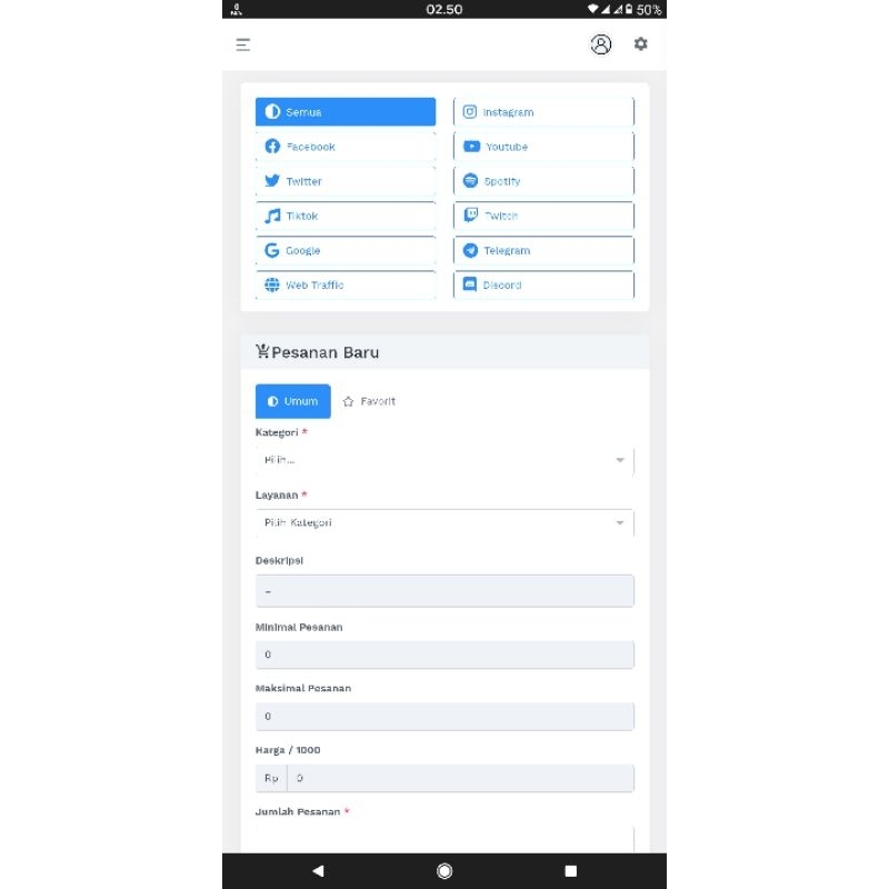 Jual Script Smm Panel / Software Smm Panel Indonesia Auto Tripay ...
