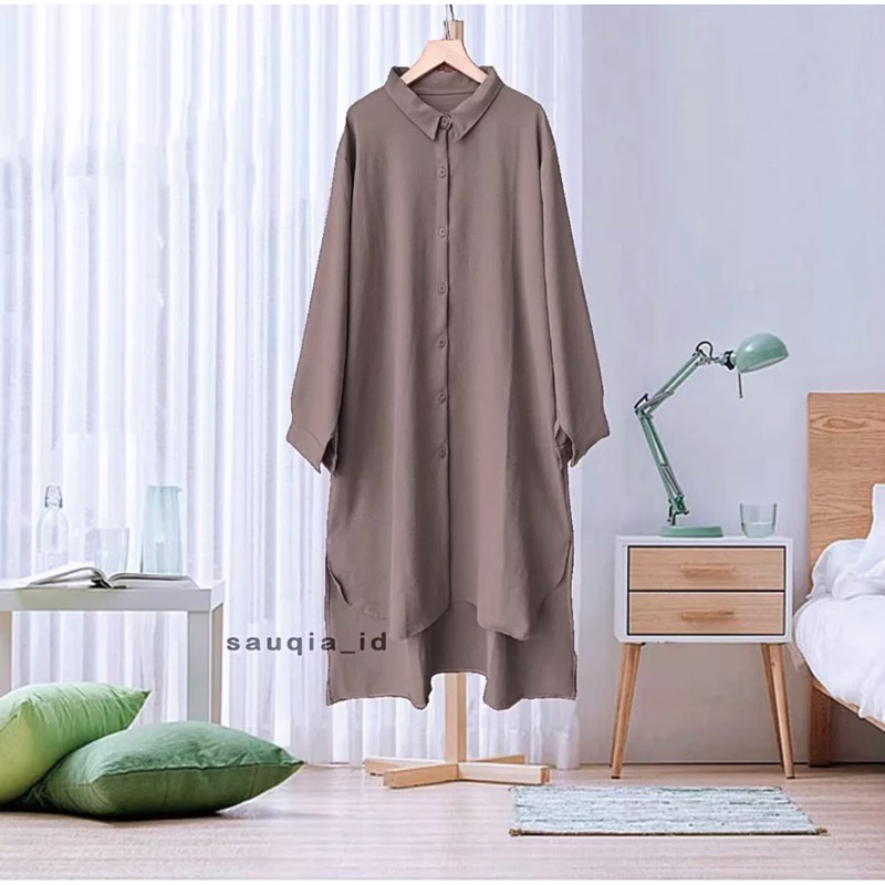 Jual TUNIK AMANDA CRINKLE / TUNIK WANITA JUMBO / TUNIK WANITA TERBARU | Shopee Indonesia