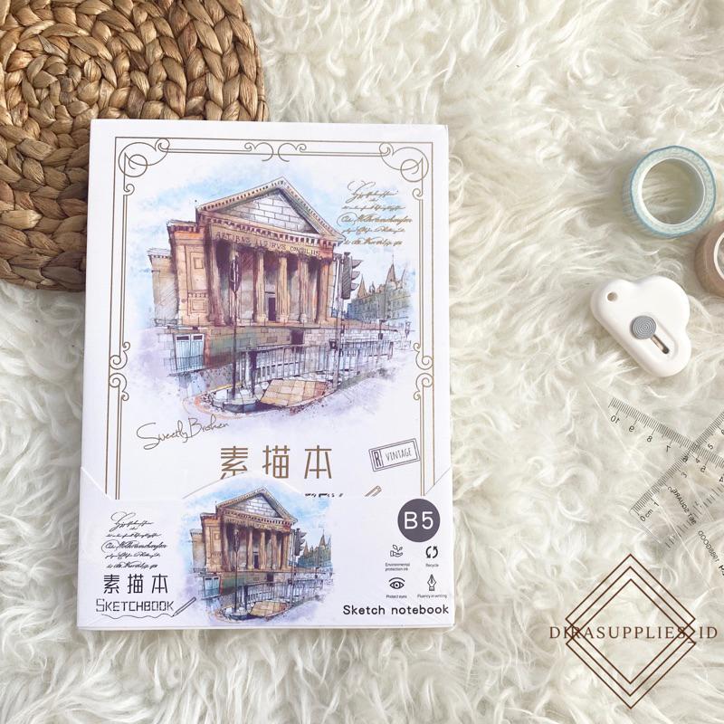 Jual Buku Sketchbook Sketch Sketsa Book Notebook B5 Chinese Famous ...