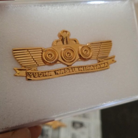 Jual super exclusive brevet wing tank kavaleri yudha wastu wiratama ...
