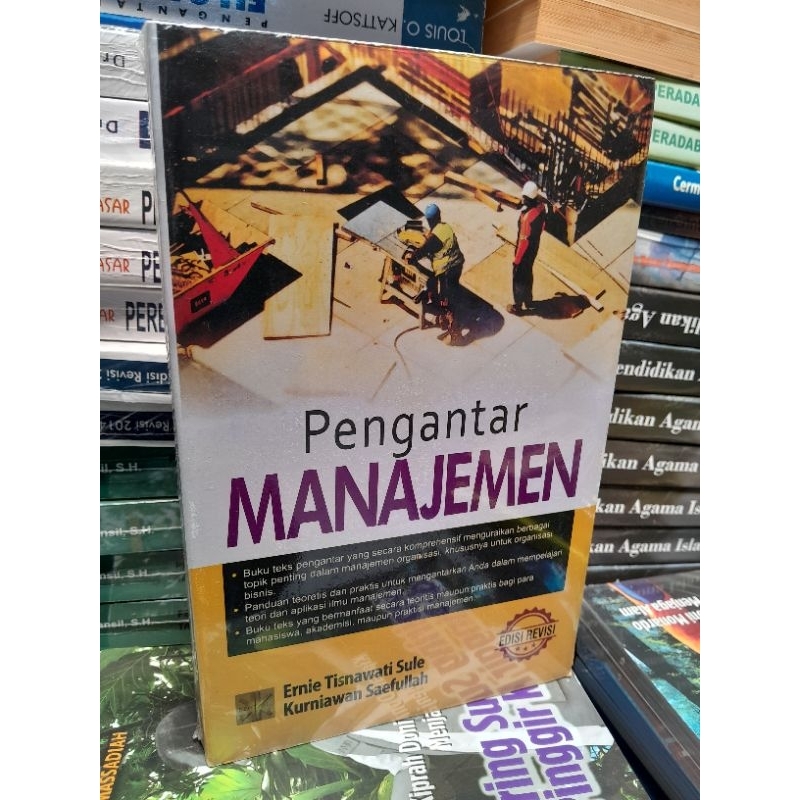 Jual Pengantar Manajemen edisi revisi by Ernie Tisnawati Sule ...
