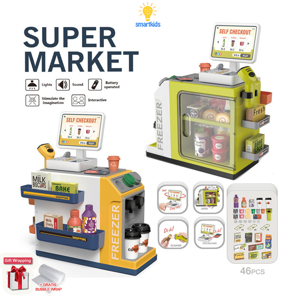 Jual Mainan Belanja Supermarket Restoran Kafe Aksesoris Lengkap ...