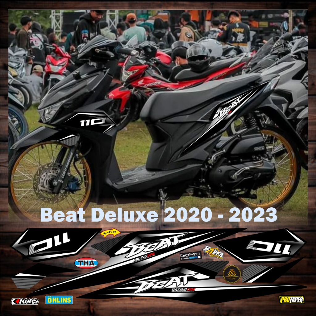 Jual Sticker Beat Deluxe Striping Variasi Beat Street Baru Deluxe List ...