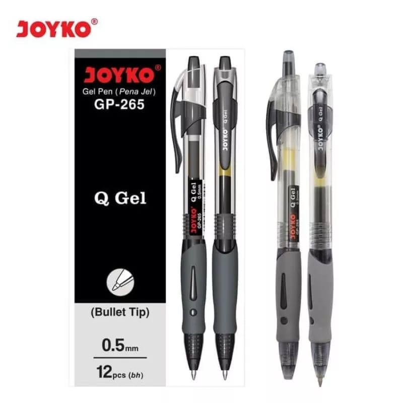 Jual GEL PEN / PULPEN PENA JOYKO GP 265 / Q GEL 0.5 MM | Shopee Indonesia