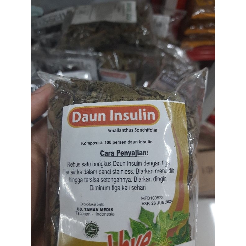 Jual Daun insulin 100% alami obat diabetes | Shopee Indonesia