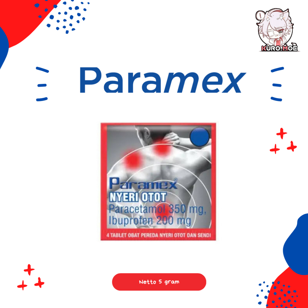 Jual PARAMEX NYERI OTOT (1 STRIP 4 TABLET) | Shopee Indonesia