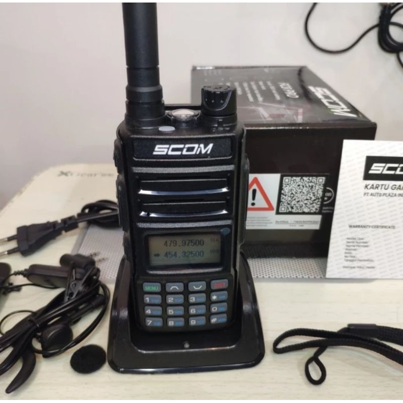 Jual HT SCOM FC8 Pro dual band VHF-UHF | Shopee Indonesia