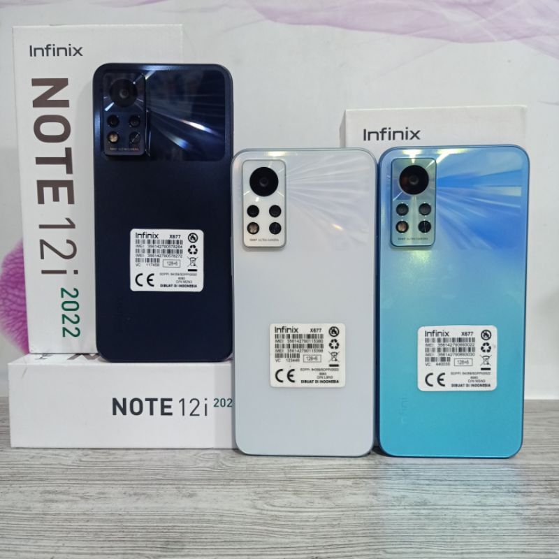 Jual INFINIX NOTE 12i 2022 6/128 SECOND FULLSET | Shopee Indonesia